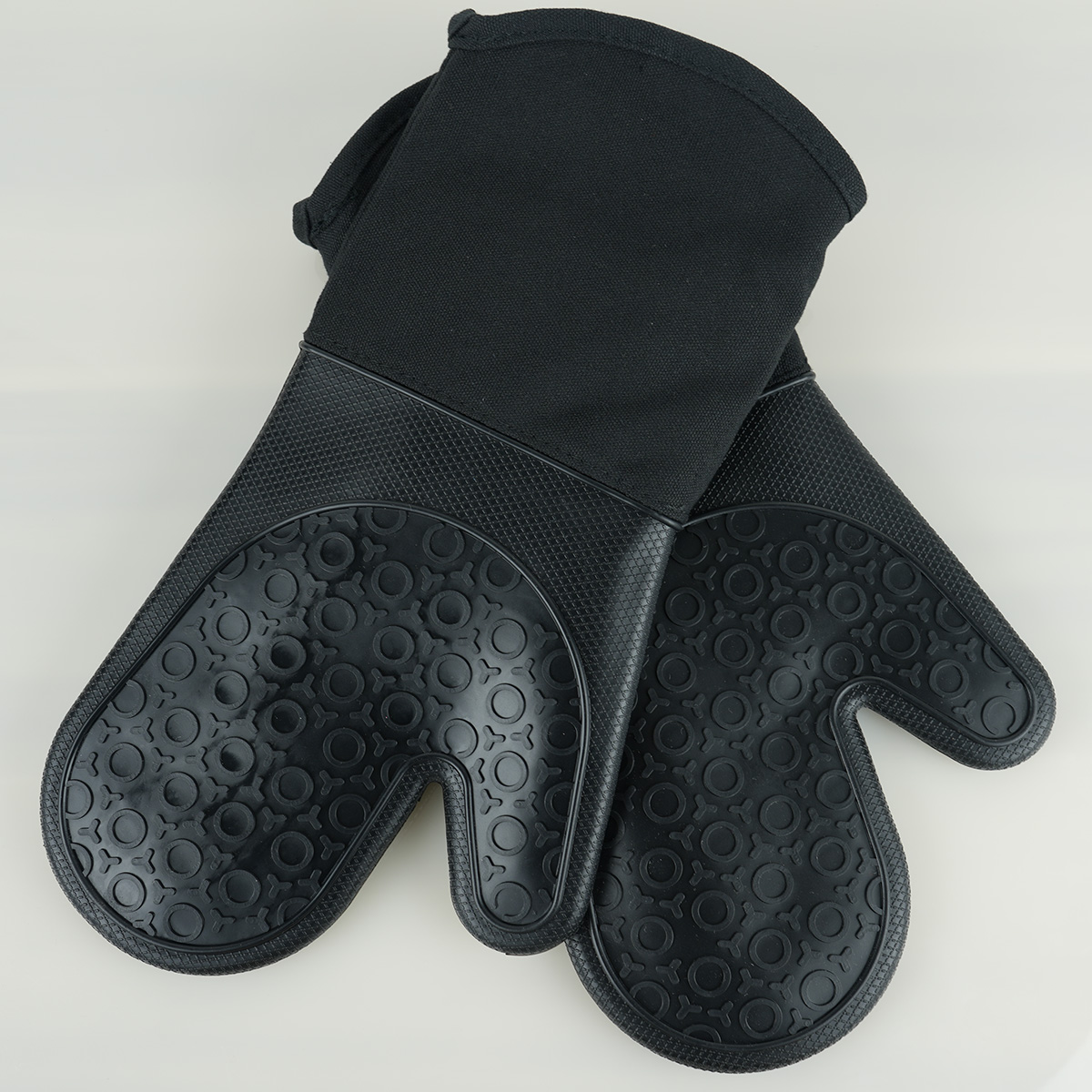 Short Silicone Oven Heat Resistant Mitts, Short Y - DoMii